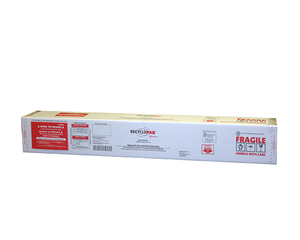 CASE SUPPLY098- SMALL 4FT FLUORESCENT LAMP RECYCLING BOX